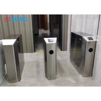 Quality Auto Flap Barrier Gate RFID Card Reader Fingerprint Turnstile For Access Control System for sale
