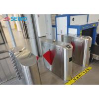Quality Security Flap Barrier Gate Turnstile For Subway Station Pedestrian Access Control for sale