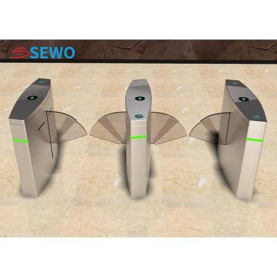 OEM Electronic Barrier Gates Turnstile Flap Barrier Gates With Gate Automation