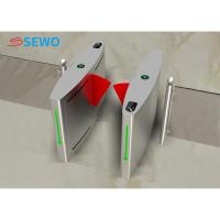 Quality Automatic Security Barrier Gate System Turnstile Flap Barrier Gate For Gym Stadium Ground for sale