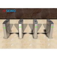 Quality High Speed Subway Station Turnstile , Pedestrian Speed Gates 45people/min for sale