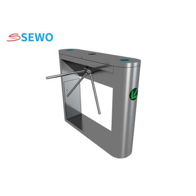 Semi Automatic Tripod Turnstile Gate With Face Recognition / RFID Card Reader