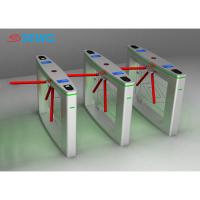 Quality Cinema Tripod Turnstile Gate Access Control with Qr Code Facial Machine System for sale