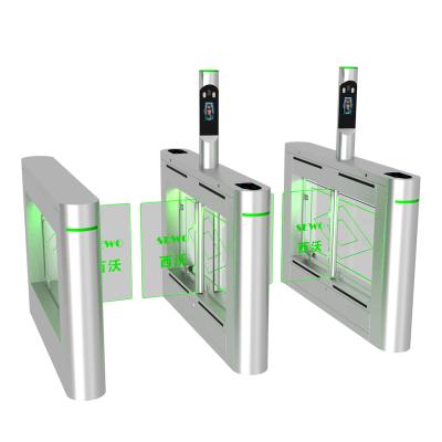 China Indoor/Outdoor Access Control Security Turnstile Gate with Card Reader and RS232/485 Communication Featuring Esd Protection for sale