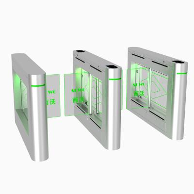 China AC220V Power Supply Glass Turnstile Doors for Safe and Smooth Airport Access for sale