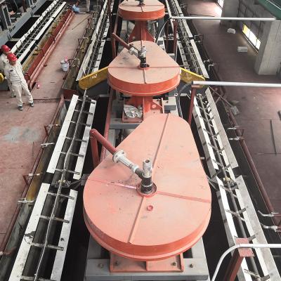 Cina Ventola di rame delle cellule 460mm di galleggiamento di estrazione mineraria dell'impianto di lavorazione 4m3 in vendita