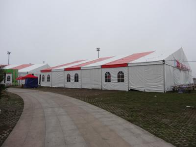 Cina Rosso materiale/bianco del tessuto impermeabile della tenda di campeggio di festival di attività all'aperto in vendita