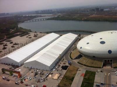 Cina materiale all'aperto del tessuto della tenda della pagina di 10 x 20 bianchi grande per la fiera commerciale in vendita