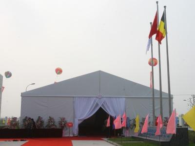 Cina tenda resistente di evento di 12m, tenda del baldacchino della fiera commerciale con il panno del PVC ignifugo in vendita
