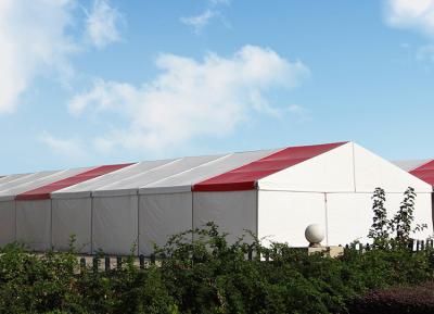 Cina Tessuto bianco del PVC della grande del baldacchino del riparo tenda all'aperto industriale di mostra in vendita