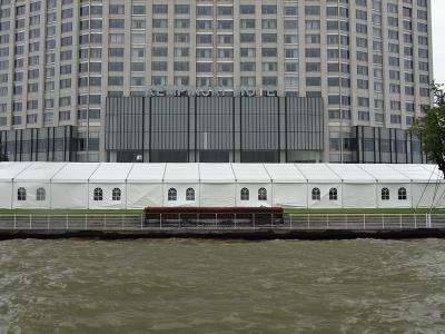 Cina Facile installi il bene durevole all'aperto della tenda di nozze con la porta di vetro/parete di vetro in vendita