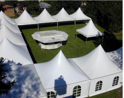 Cina Tenda foranea di lusso di nozze di resistenza UV del panno del PVC impermeabile per l'esposizione di mostra in vendita