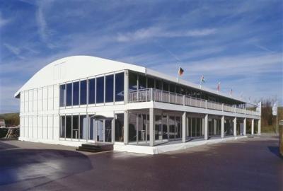 Cina Materiale di alluminio su misura della struttura della grande tenda di doppio Decker per l'evento di mostra in vendita