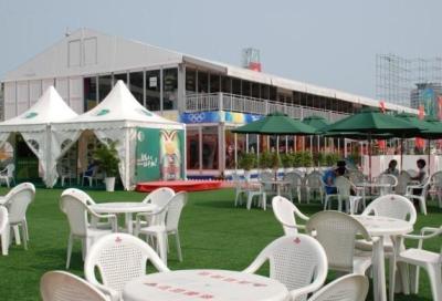 Cina PVC bianco della tenda professionale di doppio Decker per l'evento della festa nuziale nessun Palo dentro in vendita