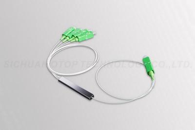 中国 受動の四方繊維光学のディバイダー900umはFTTHネットワークのための管を緩めます 販売のため