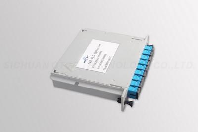 中国 家へ帰るべき繊維のためのLGXの光ファイバ ケーブルのディバイダー1x8 PLCの刃SC/UPC 販売のため
