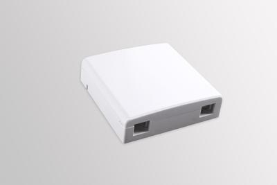 Cina Sc/colore di bianco della scatola terminale di fibra ottica 86x86 dei porti dello Sc/UPC due del PC in vendita