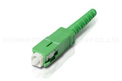 Cina Certificazione monomodale a fibra ottica dello SGS di colore verde del connettore APC/dello Sc in vendita
