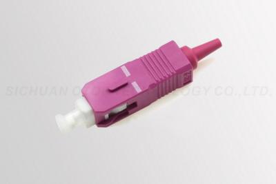 Cina Multi modo del connettore a fibra ottica rosa dello Sc con perdita di inserzione più bassa in vendita