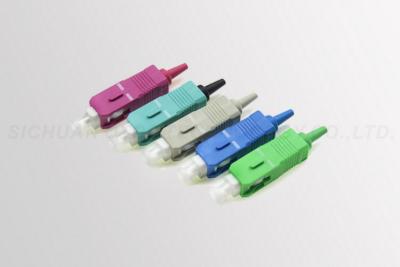 Cina Attenuazione di riflessione del ≥ 65dB del ≥ 55dB APC di UPC di modo del connettore a fibra ottica dello Sc multi in vendita