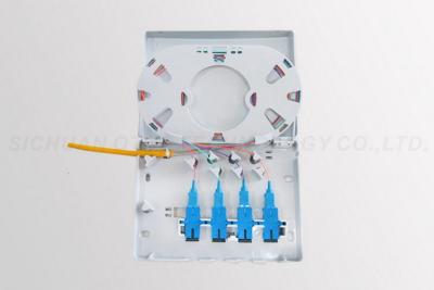 Cina Quattro dimensione a fibra ottica della treccia 110x90mm della scatola 3.0mm di termine di Ftth dei porti in vendita