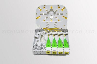 Cina Certificazione di capacità ROHS delle fibre dello Sc/APC 12-24 della scatola di termine di Ftth di 4 porti in vendita