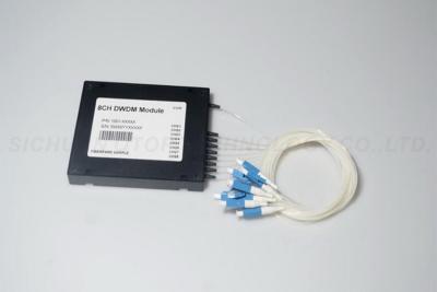 Cina WDM del CONTENITORE di ABS in fibra ottica, separatore d'acciaio LC di WDM dello SpA della metropolitana/modo di UPC singolo in vendita