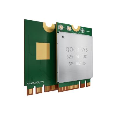 Cina QOGRISYS RTL8852CE Chipset ad alta velocità 2402Mbps Connettività wireless WIFI6 Modulo 6252M-PUC in vendita