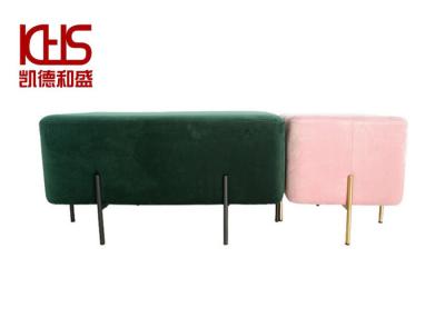 Cina Jane Europe Long Storage Ottoman Bench Morandi Green Sakura Pink Storage Stool in vendita
