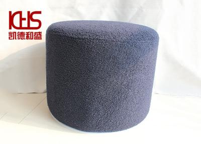 Cina 150kg Load Round Fabric Footstool in vendita