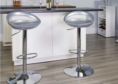Cina KDHS Metal Base Silver Counter Height Bar Stools Outdoor Industrial Barstools in vendita