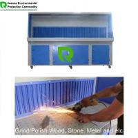 Quality Dust Collect Down Draft Bench PLC Control Dual Sanding Station Downdraft Table 8000M3/H for sale
