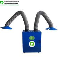 Quality 3000m3/H Mobile Welding Extractor System / Weld Fume Collection Double Arm For 2 Welding Booths for sale