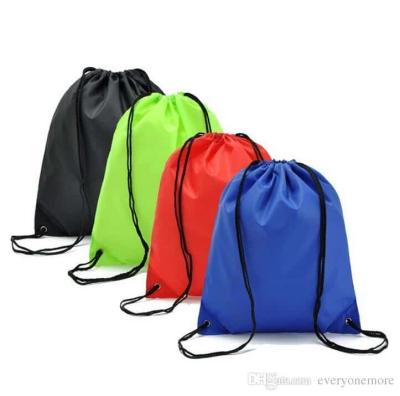 중국 Polyester Drawstring Dust Bag Backpack Bulk For Camping Fitness Tourism Yoga Sports 판매용