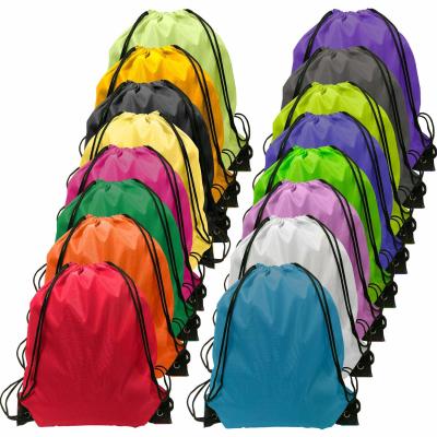중국 Polyester Drawstring Dust Bag Backpack Bulk For Camping Fitness Tourism Yoga Sports 판매용