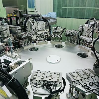 China Stainless Steel Dynamic And Stable Automated Euro Cap Assembly Machine Driven By Servo Motors And Indexing Discs. for sale
