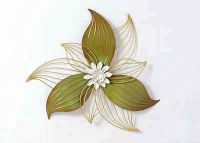 Chine Décor de flottement d'art de mur en métal de grande fleur élégante moderne à vendre