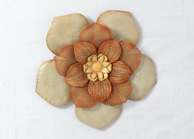 Chine Décor de flottement d'art de mur en métal de grande fleur élégante moderne à vendre
