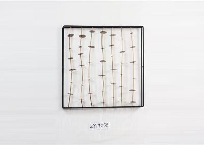 Κίνα Μεγάλο ντεκόρ τέχνης τοίχων μετάλλων Handcrafted πλαισίων πολυτέλειας μαύρο προς πώληση