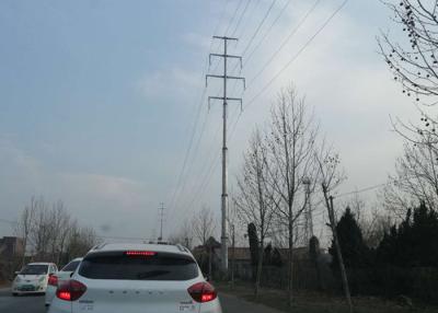 Cina torre tubolare della trasmissione 220kv, linea sopraelevata torre del poligono di Palo di elettricità in vendita