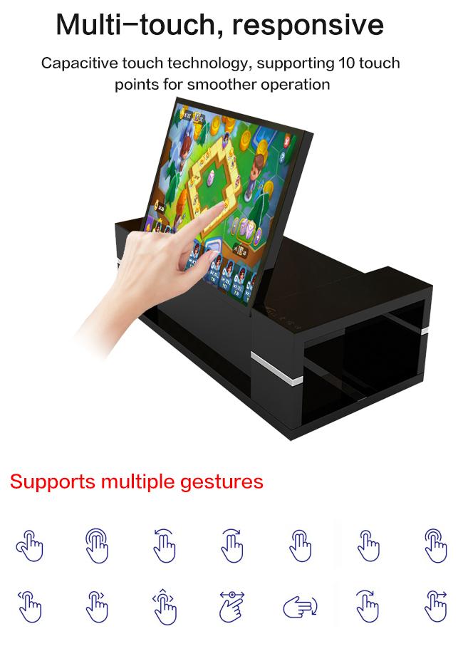Neues Modell wechselwirkender intelligenter Couchtisch 43 Zoll-Androids mit Touch Screen
