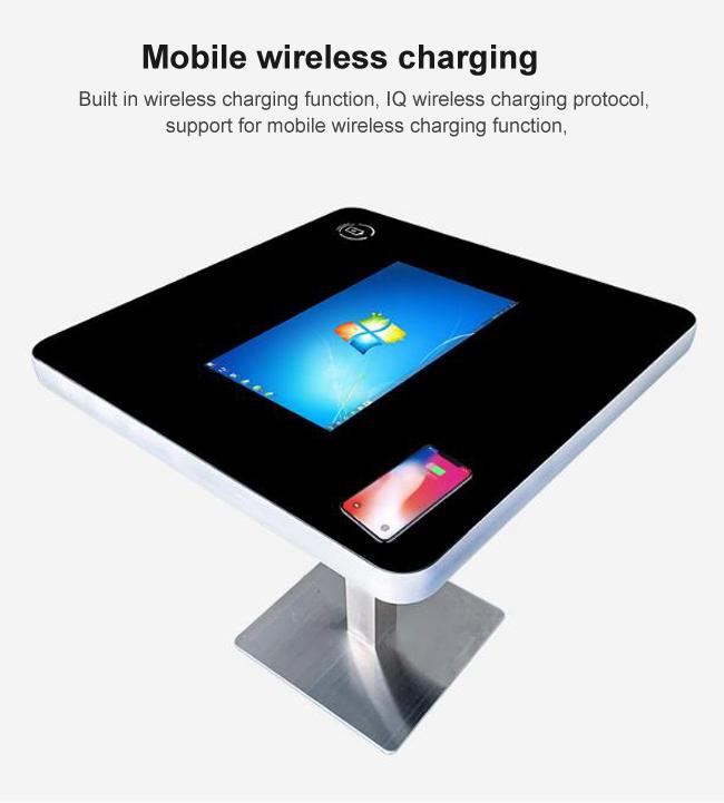 接触テーブルのWifiのアンドロイド/WindowsシステムLCDキオスクの相互多上のコーヒー コーヒーのためのスマートなタッチ画面のテーブル