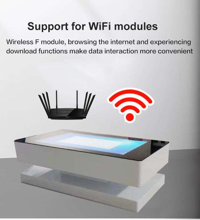 Multi-touch interactivo modificado para requisitos particulares del té de 55 pulgadas del tacto del café del juego del LCD de la tabla del quiosco elegante del jugador con la PC /Android de Windows