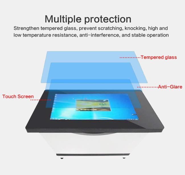 Smart Multitouch Coffee Table With Capacitive Object Recognition Touch Table Interactive Table
