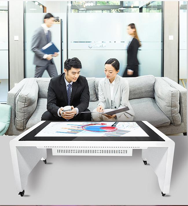 55インチのConferenc//表示/棒のための相互タッチ画面のコーヒー テーブル食事