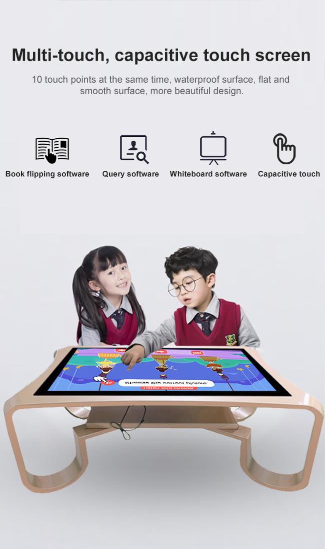 Schermo di pubblicità LCD online di Digital dell'esposizione del centro commerciale di tocco della Tabella di Windows del tavolino da salotto a 43 pollici del touch screen