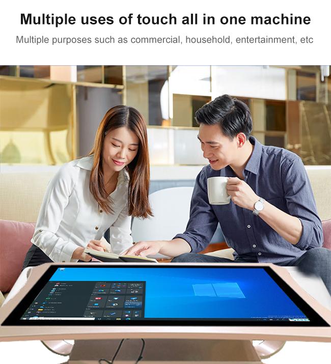 Schermo di pubblicità LCD online di Digital dell'esposizione del centro commerciale di tocco della Tabella di Windows del tavolino da salotto a 43 pollici del touch screen