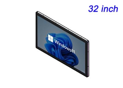 Cina Monitor integrato Windows da 32 pollici per sistemi di sorveglianza, display aeroportuali, pannelli di trasporto pubblico e monitoraggio industriale in vendita