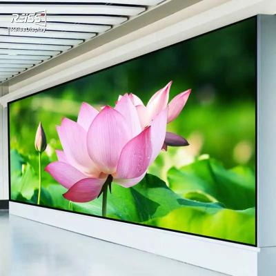China REISS UHD Pitch Indoor 4k 8k LED Display Screen Front Loading Panel System 600mm X 337.5 mm Cabinets for sale