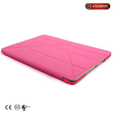 Cina Il mini cuoio piegante magnetico del iPad riguarda la cassa astuta antiurto variopinta in vendita